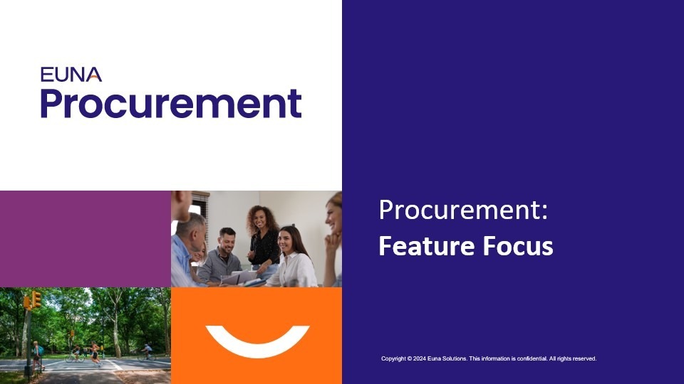 Euna Procurement Webinar Hub